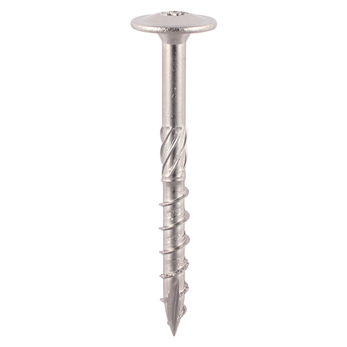 Montravia Ltd | 8.0 x 100 In-Dex Timber Screw Wafer Head A2 Stainless Steel