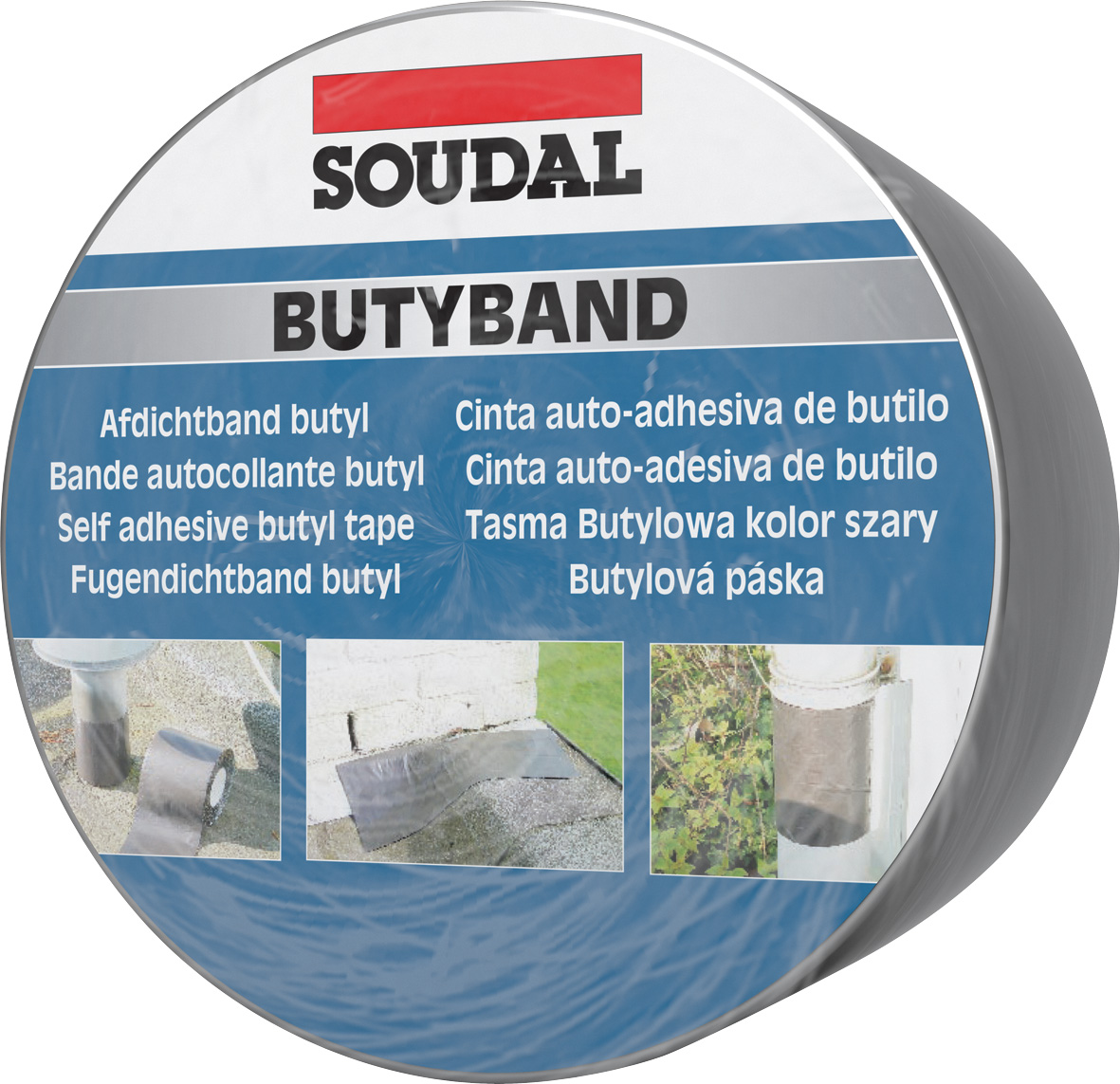 Montravia Ltd | BUTYBAND BUTYL FLASHING TAPE ALUMINIUM 75MM X 10M