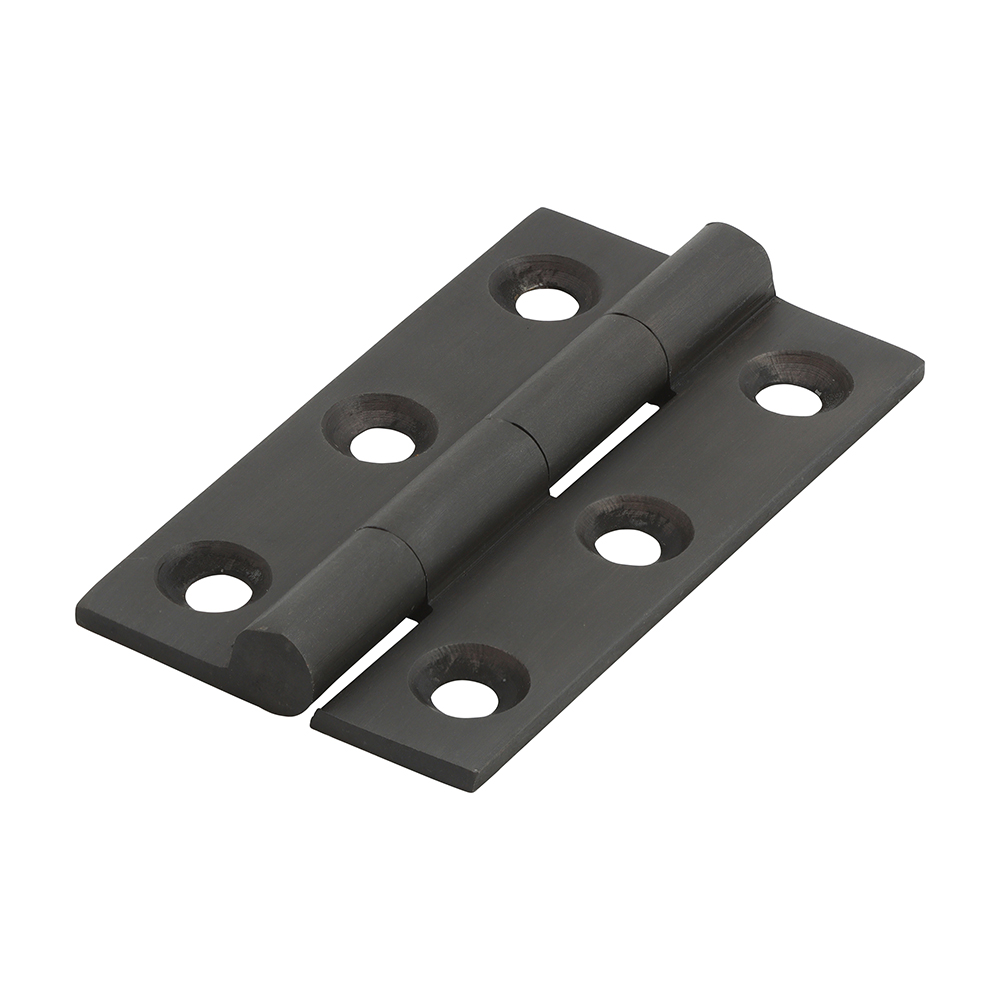Montravia Ltd | 50 x 28 Solid Drawn Hinge - Solid Brass - Bronze
