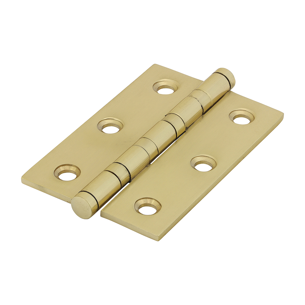Montravia Ltd | 76 x 50 Performance Ball Race Hinges - Polished Brass