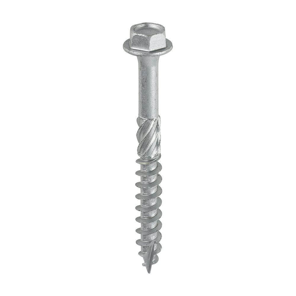 Montravia Ltd | 8.0 x 75 Hex Head Timber Frame Screw - Silver